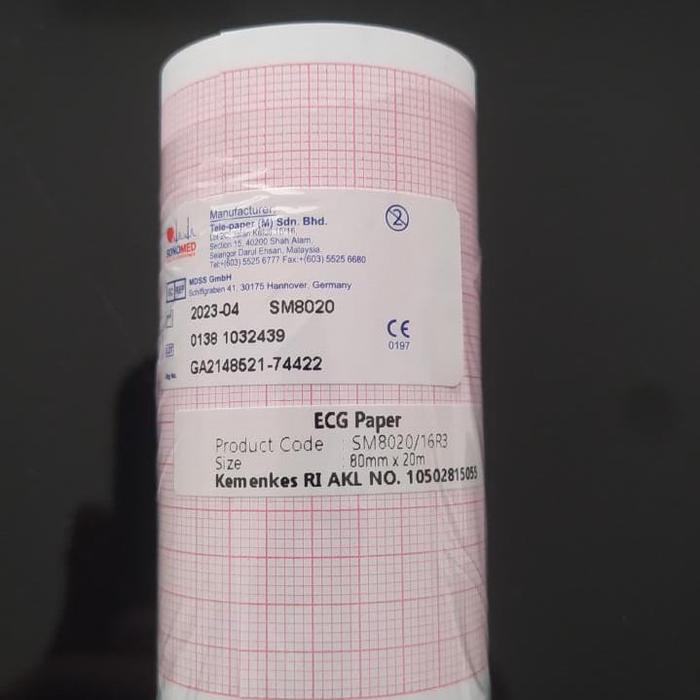 Jual Kertas ekg 3 channel 80 x 20m, cocok untuk Semua unit ekg ...