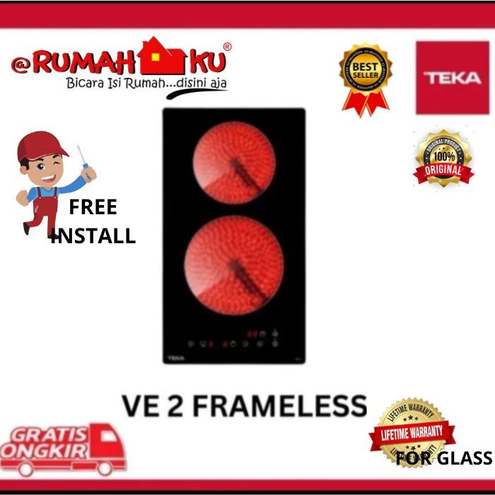 Promo KOMPOR TANAM LISTRIK TEKA VE 2 FRAMELESS ELECTRIC HOB 30CM Cicil ...