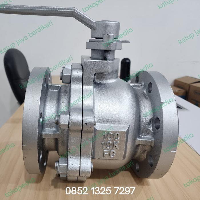 Jual Ball valve cast iron CI 2" - JIS 10K flange - Jakarta Utara - katup jaya berdikari valve ...