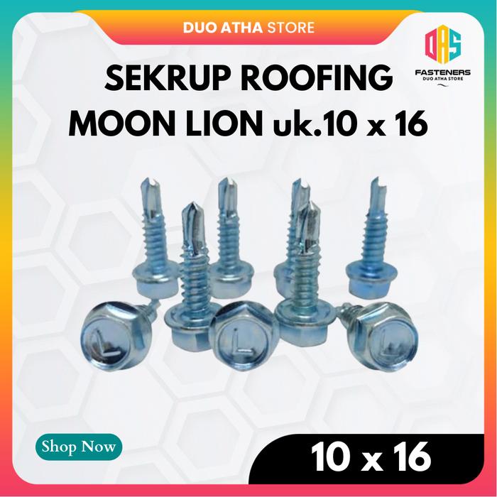 Jual Sekrup Roofing 10x16 kuning baut sekrup Baja Ringan ROOFING MOONLION - Kab. Tangerang - Duo ...