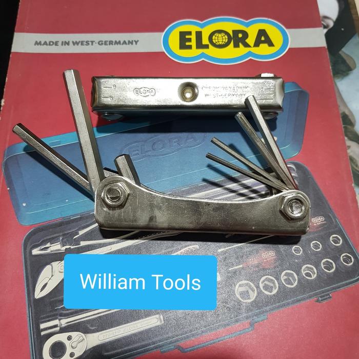 Jual Kunci L Lipat 2.5 - 8 mm ELORA - Jakarta Pusat - William Hardware ...