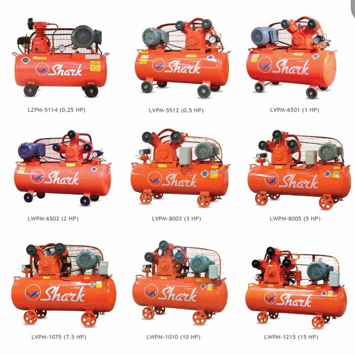 Jual Shark Kompresor 3 HP + Dinamo Listrik Kompressor 3Hp Shark Motor ...