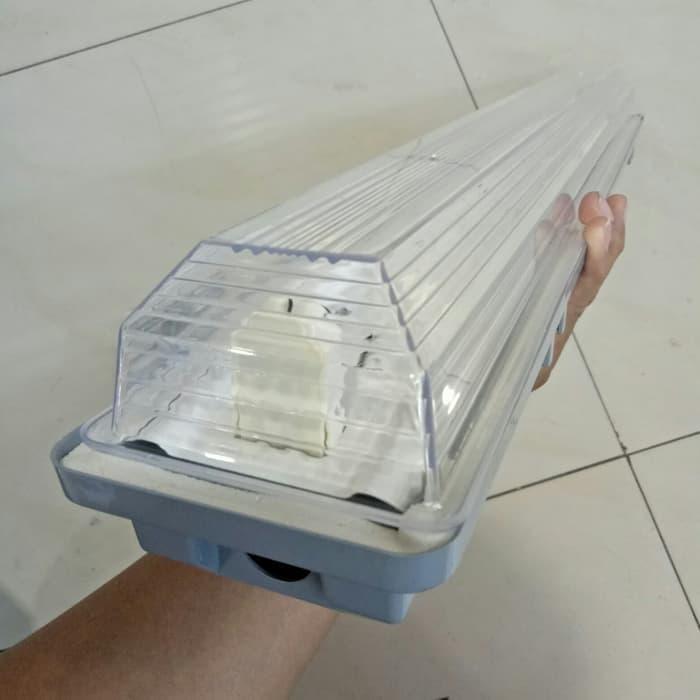 Jual Kap Lampu Neon TL T8 2x18 watt atau 2x20 watt waterproof IP65 ...
