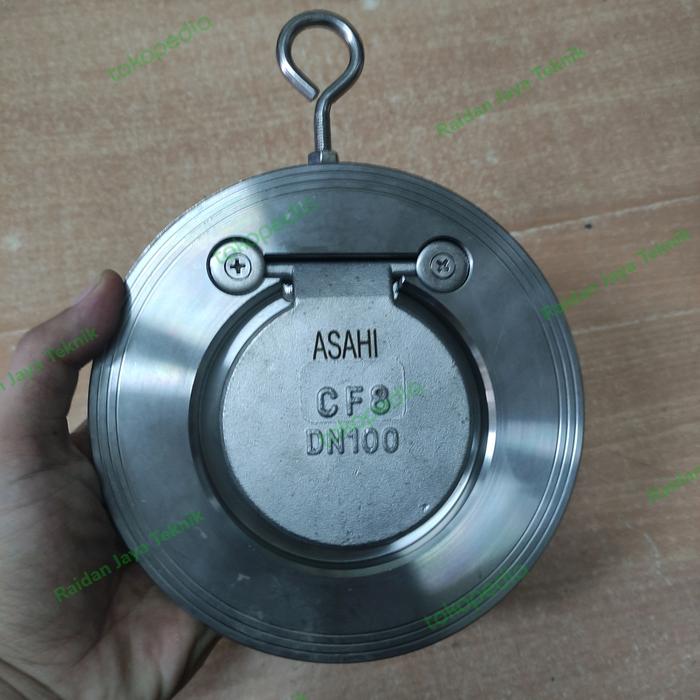 Jual Asahi Wafer Check Valve Single door SS304 3" inch / Wafer Check ...