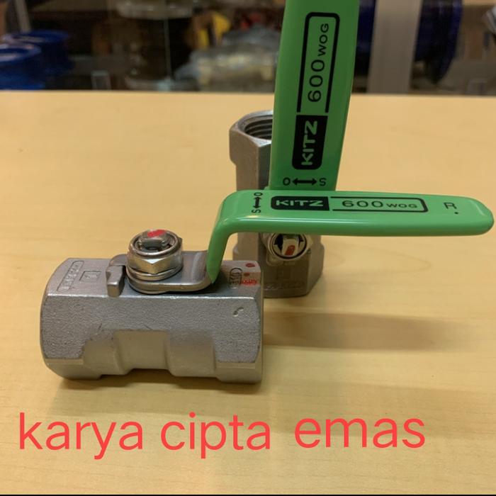 Jual ball Valve kitz stainless 316 11/4" inch original kits - Jakarta ...