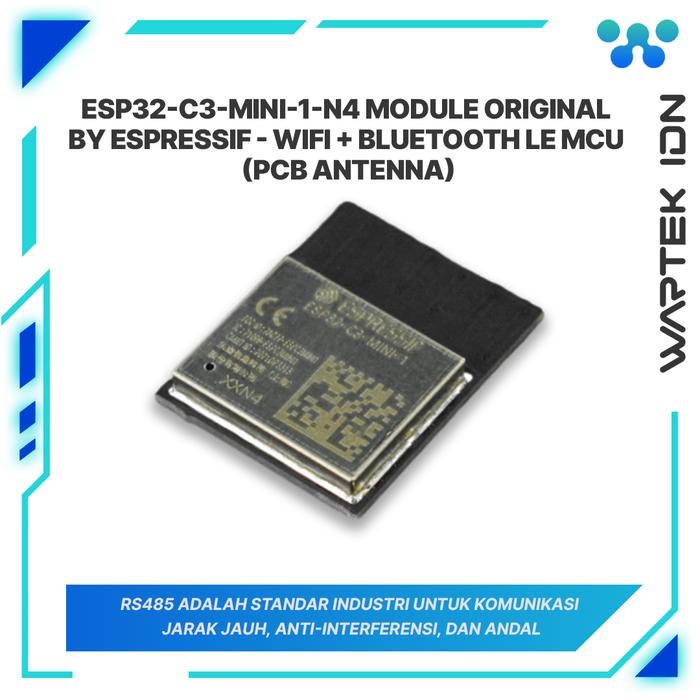 Jual ESP32-C3-MINI-1-N4 Module Original - WiFi + BLE MCU(PCB Antenna ...