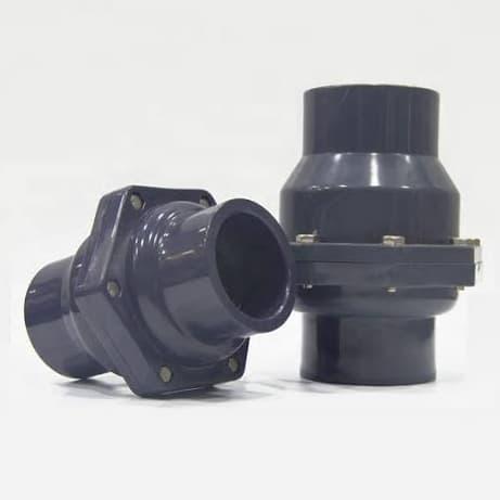 Jual Swing check valve PVC 1" - Check valve PVC socket 1 inch - Jakarta ...