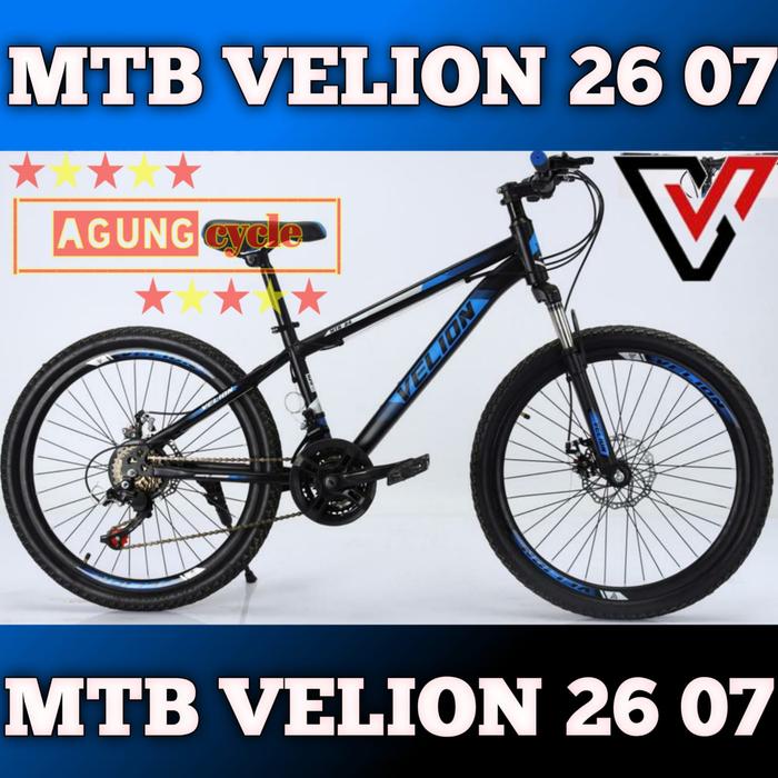 Jual SEPEDA GUNUNG MTB VELION 26 INCH 21 SPEED CAKRAM - Blue - Jakarta ...