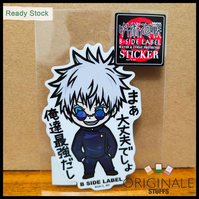 Jual B-Side Label Jujutsu Kaisen Sticker Satoru Gojo Kaidama / Tamaori ...