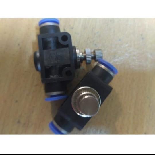 Jual Speed control 6mm / pneumatic flow control selang 6mm x 6mm ...