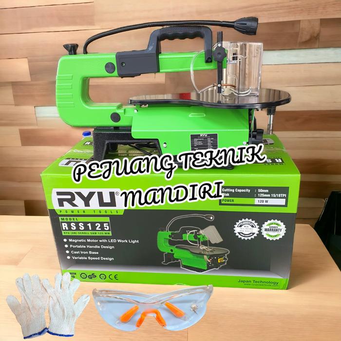 Jual MESIN SCROLL SAW 16" RYU RSS 125 / MESIN GERGAJI UKIR KAYU RYU RSS125 - Jakarta Barat ...