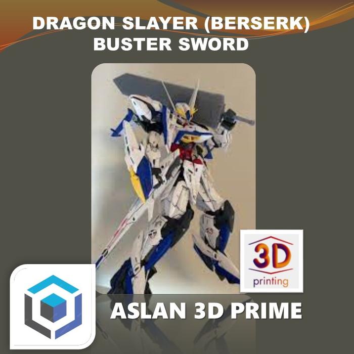 Jual DRAGON SLAYER (BERSERK) BUSTER SWORD GUNPLA Custom Color 3D Print ...
