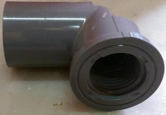 Jual KNEE DRAT DALAM PVC RUCIKA AW TEBAL 1/2 INCI / ELBOW DRAT DALAM ...