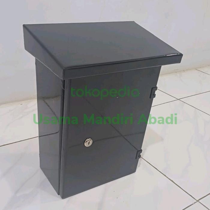 Jual Box panel outdoor 30x40x20 40x30 warna hitam Tebel 1.5 mm ...