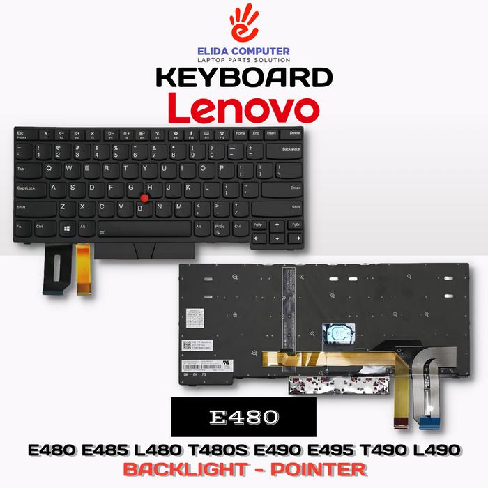 Jual Keyboard Lenovo Thinkpad E480 L480 T480 Yoga T480s T490 Backlight ...