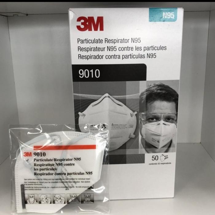 Jual 3M 9010 masker N95/Masker Anti virus 1 box isi 50pcs - Jakarta ...