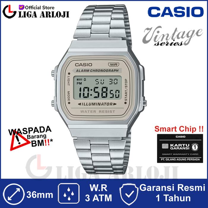 Promo CASIO A168WA-8AYDF Jam Tangan Unisex Digital A168WA A168WA-8AY Vintage - Jakarta Pusat ...