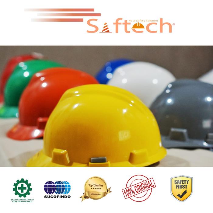 Jual BATOK SAJA HELM SAFETY V-Gard PROYEK - Putih, Batok SNI - Jakarta ...