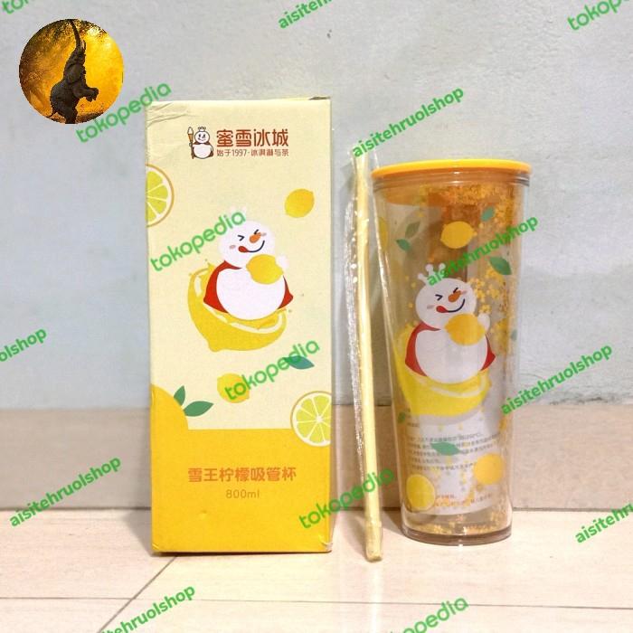 Jual tumbler botol tempat minum mixue snow king big head 1400 ml - original - 700 Ml di Seller ...