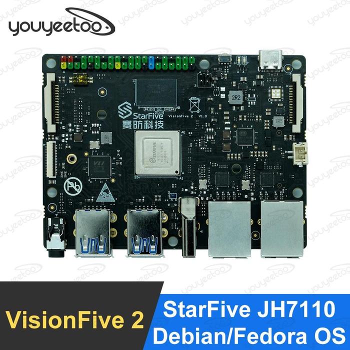 Jual VisionFive V2 Quad-Core RISC-V Dev Papan VisionFive 2 Quad-Core ...
