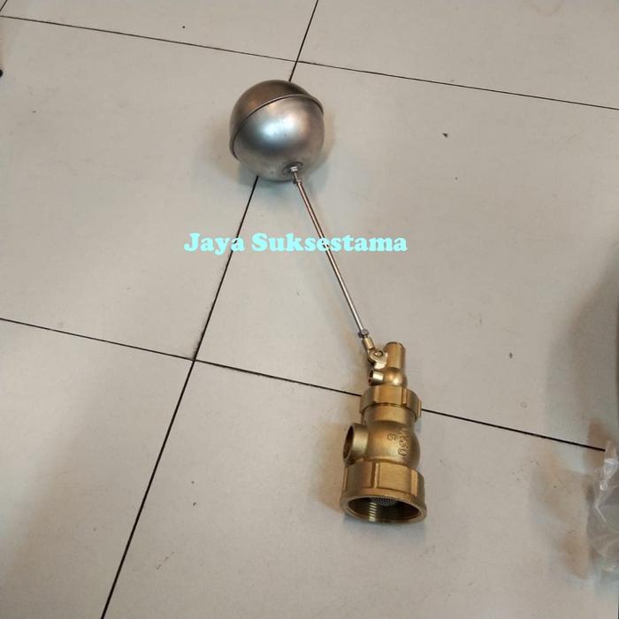 Jual Pelampung Tangki Kuningan - Floating Valve 1/2" inch Brass ...