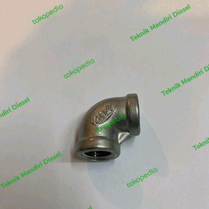 Jual Nepple stainless /Fitting stainless steel 304 Street Elbow 1/4inc ...