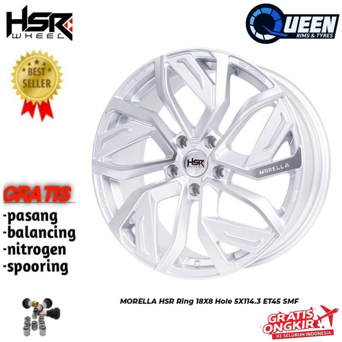 Jual VELG RACING HSR MORELLA R18 UNTUK ALPHARD KIA SONET ELGRAND ZENIX ...