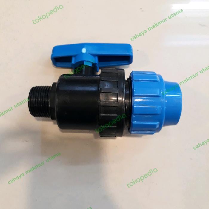 Jual ball valve hdpe compression male 32mm x 1" inch - Jakarta Barat ...