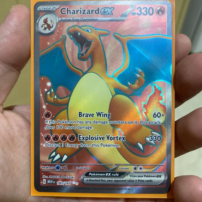 Jual Kartu Pokemon Card 151 English Charizard EX Ultra Rare 183 / 165 ...