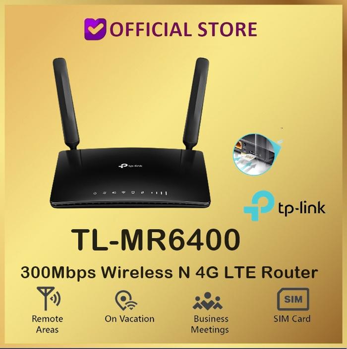 Promo TPLink TL-MR6400 Wireless N 4G LTE Router WiFi Modem MiFi TP-Link ...