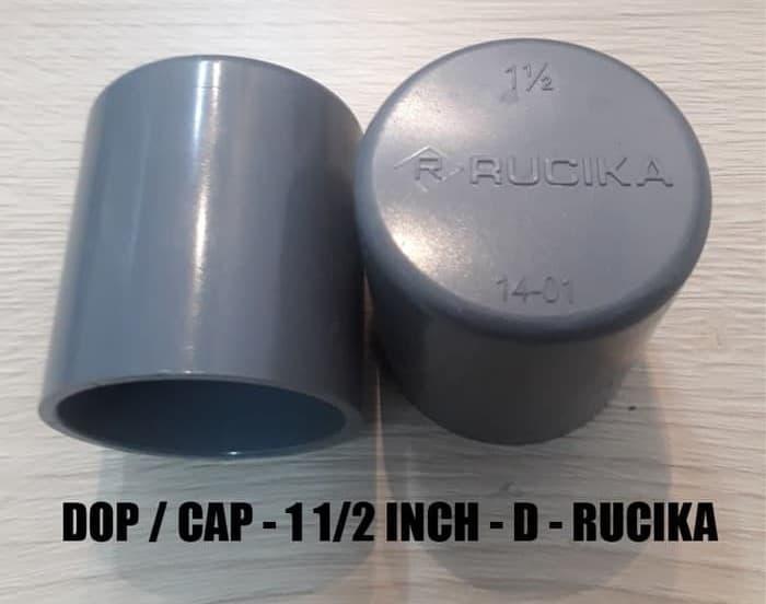 Jual Cap Rucika 1 1/2" / Dop Rucika 1 1/2" / PVC Rucika D / Dop D / Cap ...