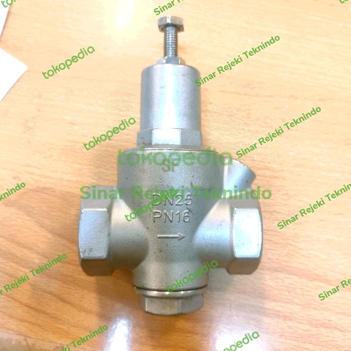 Jual PRV pressure reducing valve SS304 Drat 1/2"inch / PRV stainless ...