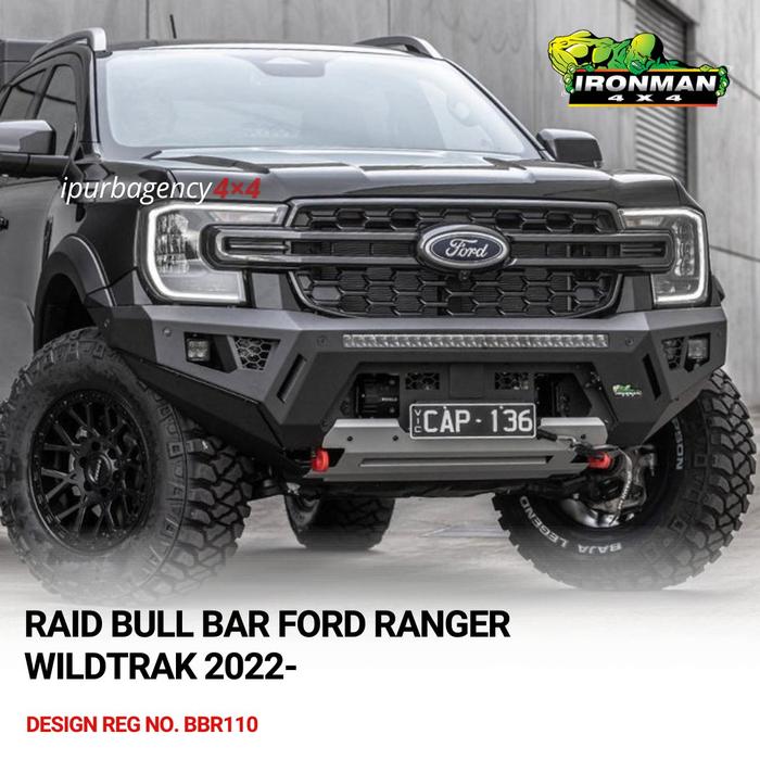 Jual IRONMAN 4X4 RAID BULL BAR FORD RANGER NEXT GEN (WILDTRAK) 2022 ...