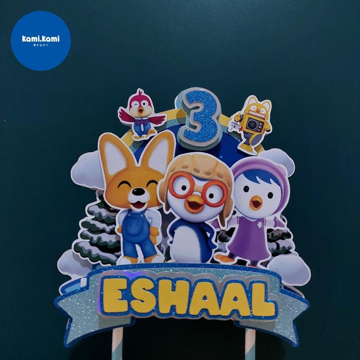 Jual Cake Topper 3D Pororo - Kab. Tangerang - Kami.kami Art | Tokopedia
