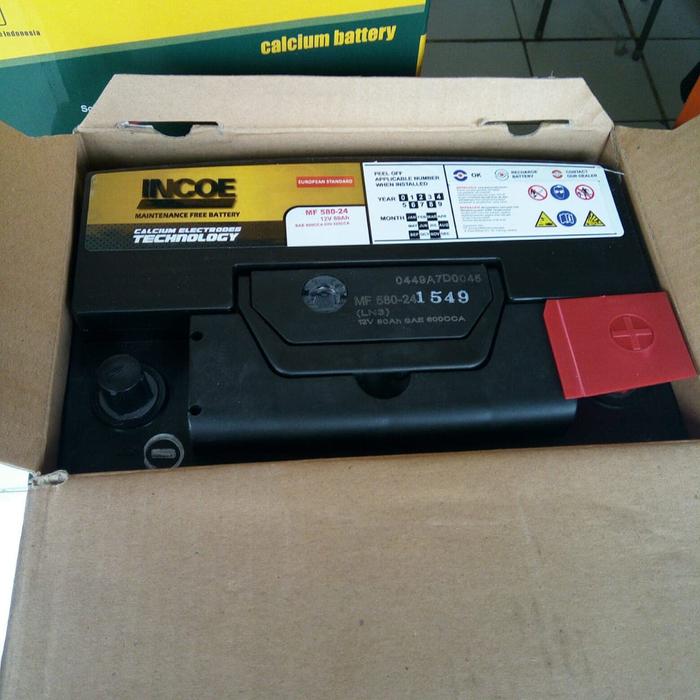 Jual Aki Accu Kering Mobil Innova Reborn Diesel, INCOE LN3 MF 58024 80 ...