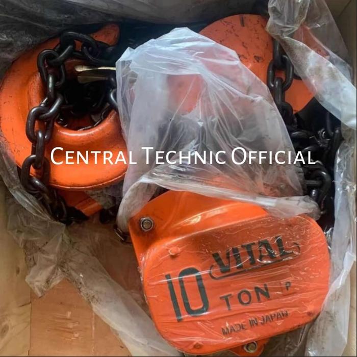 Jual Chain Block 10 Ton 10 Meter Original Vital VP5 Japan Chain Hoist Takel - Jakarta Timur ...