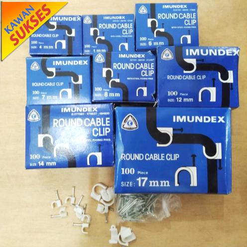Jual KLEM IMUNDEX / KLEM KABEL IMUNDEX NO 8 / PAKU KABEL - Kab ...