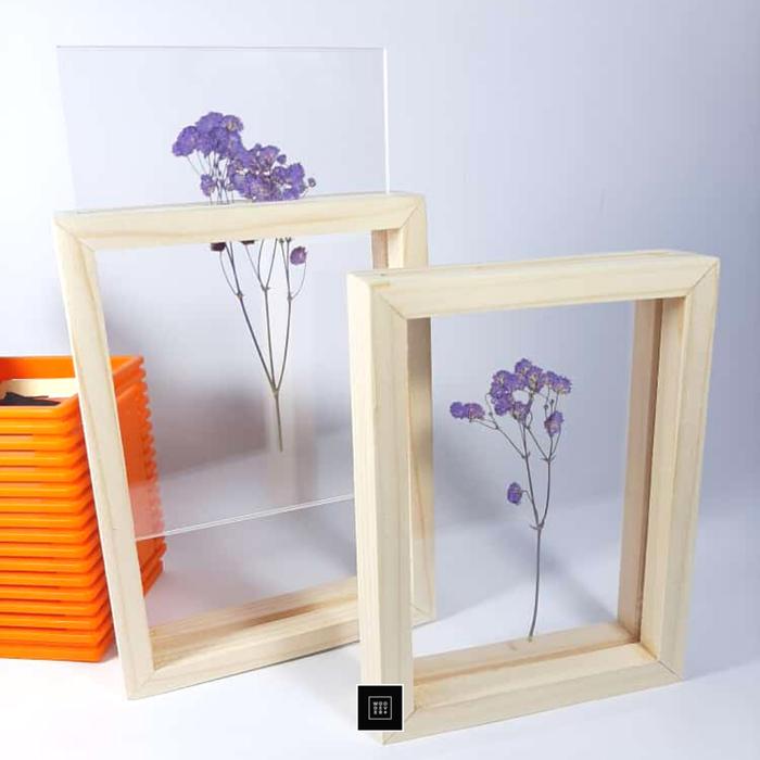 Promo Frame 4R 2 Sisi Bingkai Kayu - Frame Foto Dekorasi Rumah - Kota ...