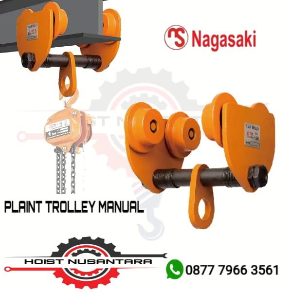 Jual PLAIN TROLLEY 5 TON TROLI TARIK MANUAL HOIST TAKEL KATROL NAGASAKI ...