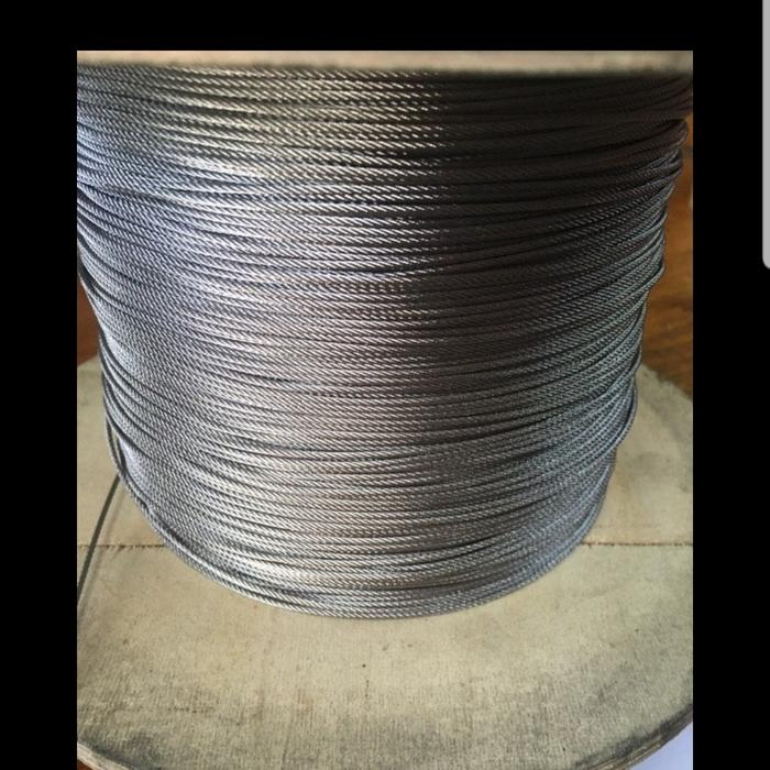 Jual 2MM 2 MM KAWAT SELING SLING WIRE ROPE STAINLESS STEEL SUS304 SS304 - Jakarta Barat - All ...