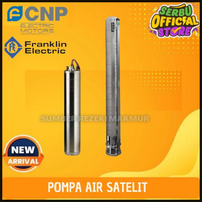 Jual Pompa Air Satelit Submersible CNP SJ 8-25 Motor Franklin 4 KW 5,5 ...