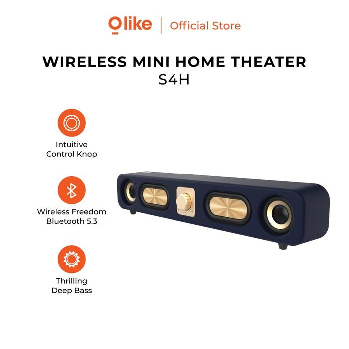 Jual Olike S4H Wireless Bluetooth Mini Home Theater Soundbar Micro SD ...