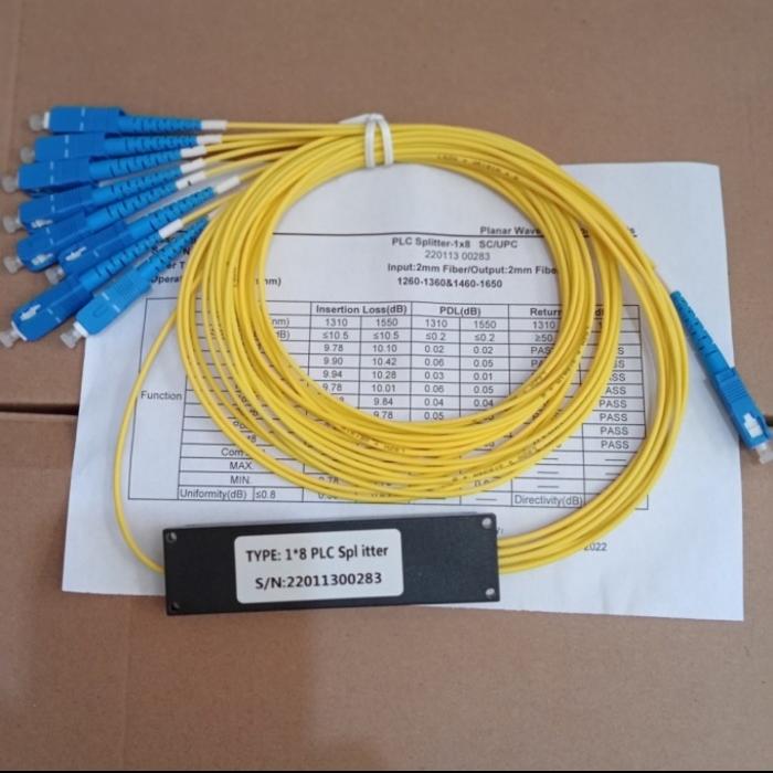 Jual passive splitter 1:8 mini modular SC UPC - Kota Bekasi - NAIKO FO ...