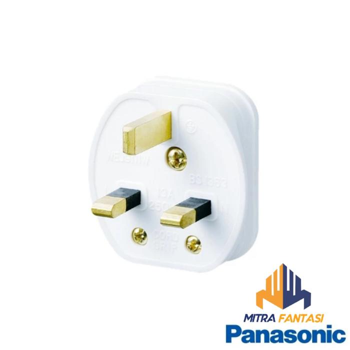 Jual Steker Stop Kontak AC PANASONIC WEJ9111W Colokan Listrik Kaki 3 ...