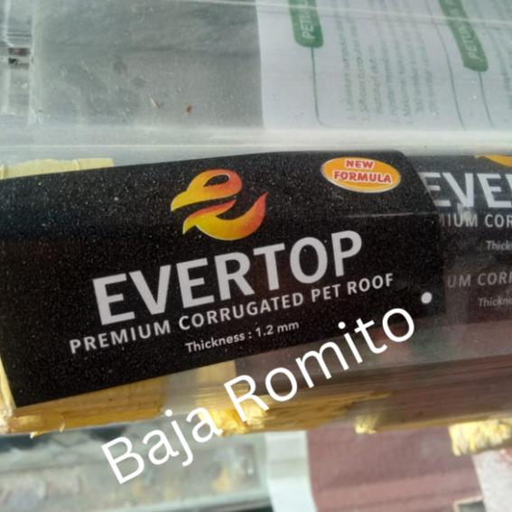 Jual Spandek Transparan PET Clear 1,2mm Evertop - Kab. Bekasi - Toko Baja Romito | Tokopedia