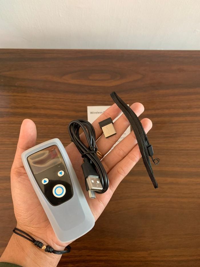 Jual Barcode Scanner Bluetooth Wireless 1D 2D QR Code Symcode Mini ...