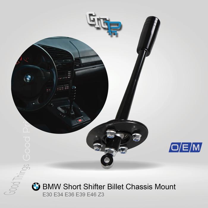Jual Solid Chassis Mount Short Shifter Throw BMW E30 E34 E36 E46 Z3 Alloy - Kota Bogor ...