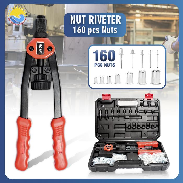 Promo Riveting Tool Nut Gun Riveter Tool Kit Screw Tang Rivet nut gun ...
