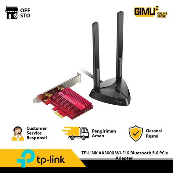 Promo TP-LINK Archer TX3000E AX3000 Wi-Fi 6 Bluetooth 5.0 PCIe Adapter ...