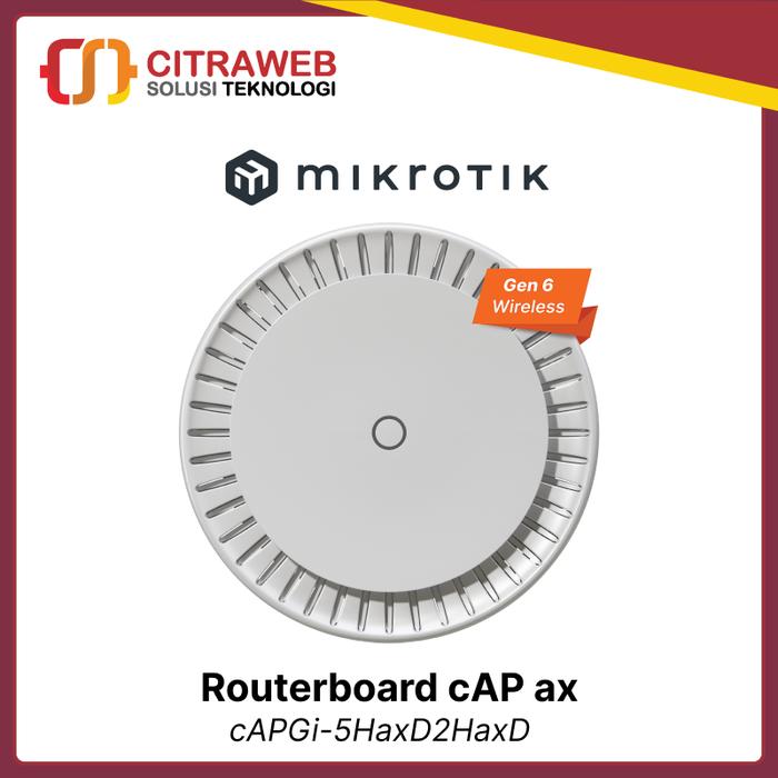 Jual Mikrotik cAP ax cAPGi-5HaxD2HaxD WiFi 6 Access Point - Kab. Sleman ...